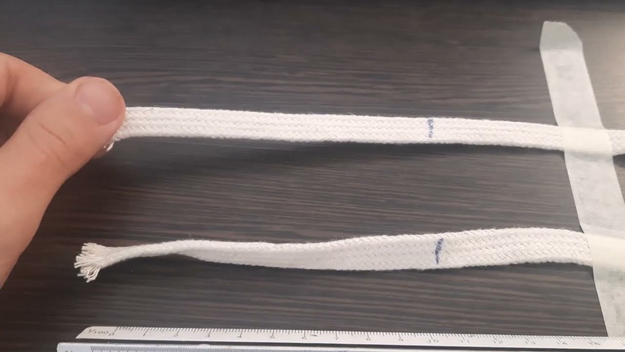 How to make Men Himo - Part 1 - Unbraiding the cord - YouTube