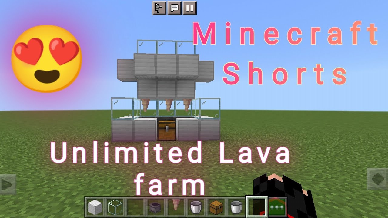 Unlimited Lava farm In Minecraft 😍 | Minecraft Tutorial | #shorts - YouTube