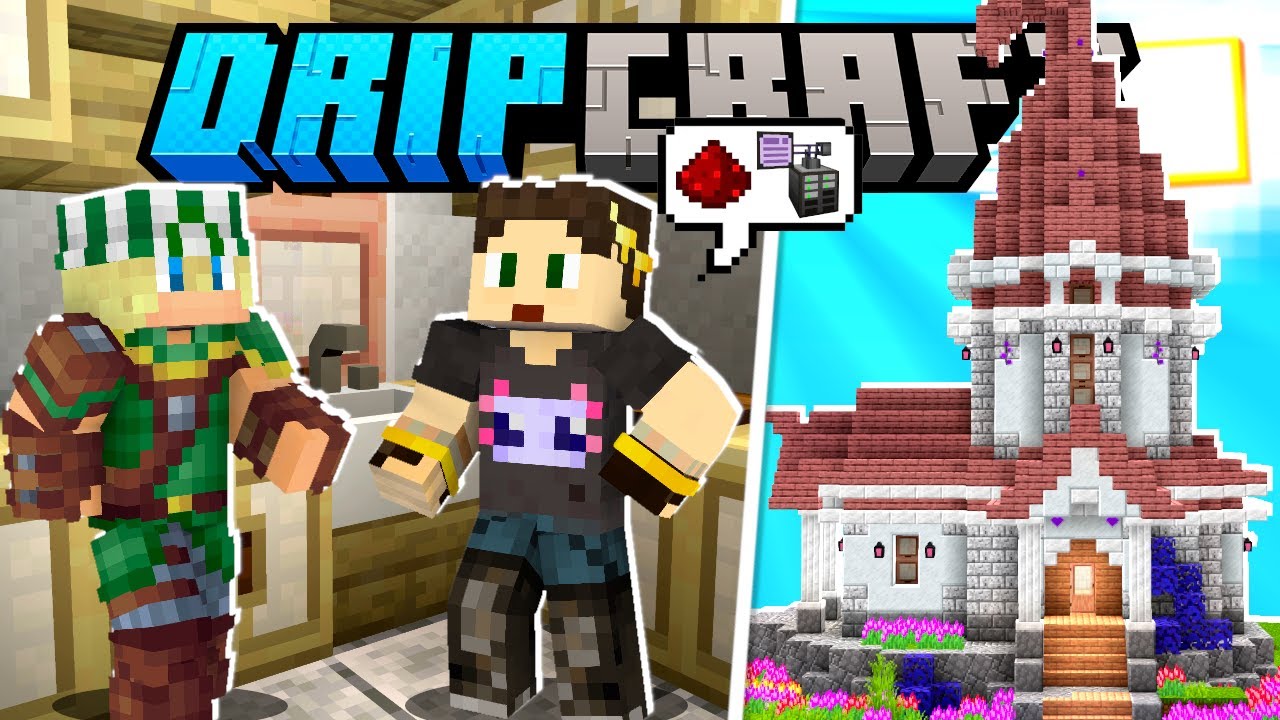 DRIPCRAFT | DECOREI MINHA CASA E ME SURPREENDI COM OS MODS | EP.04 ...