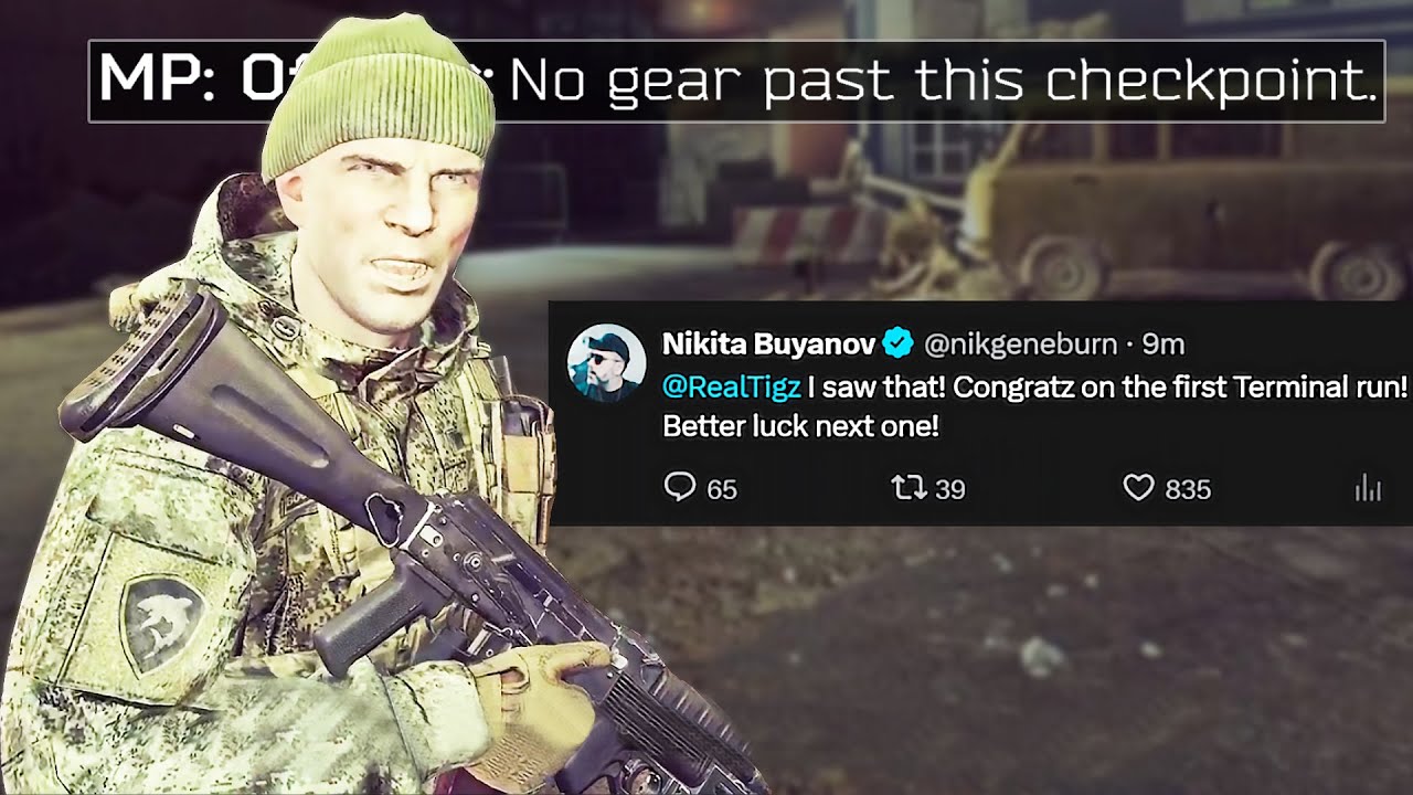 WORLD'S FIRST TERMINAL RUN - Escape From Tarkov - YouTube