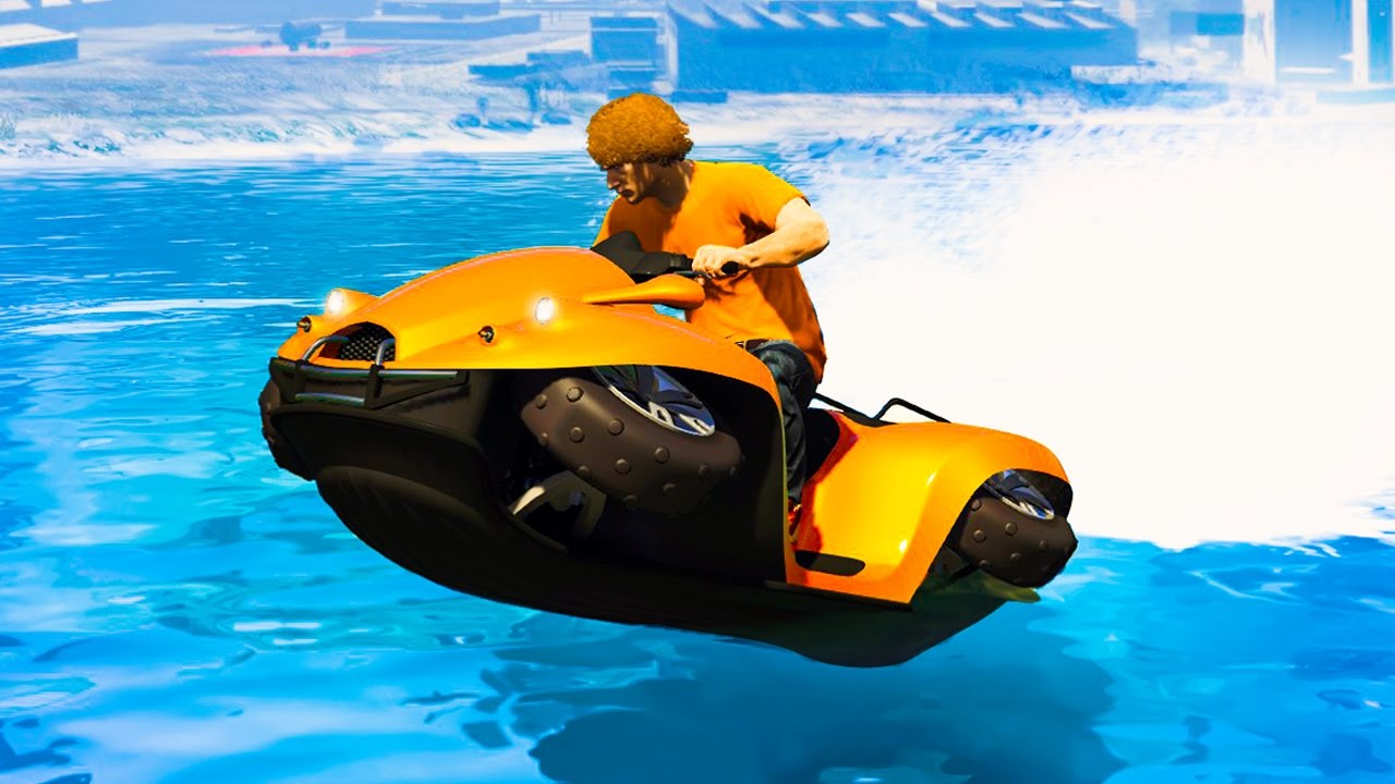NEW EXTREME HOVERCRAFT RACE! (GTA 5 Funny Moments) - YouTube