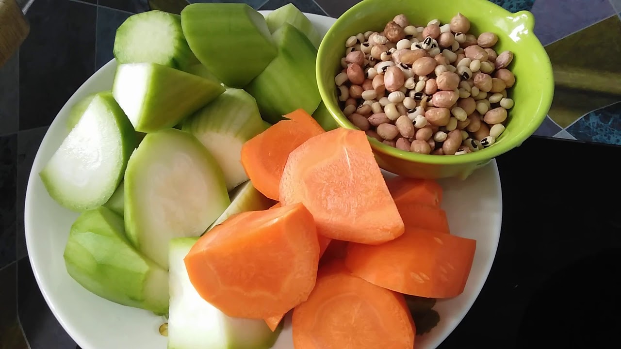 Hairy Gourd Soup with dry octopus - YouTube