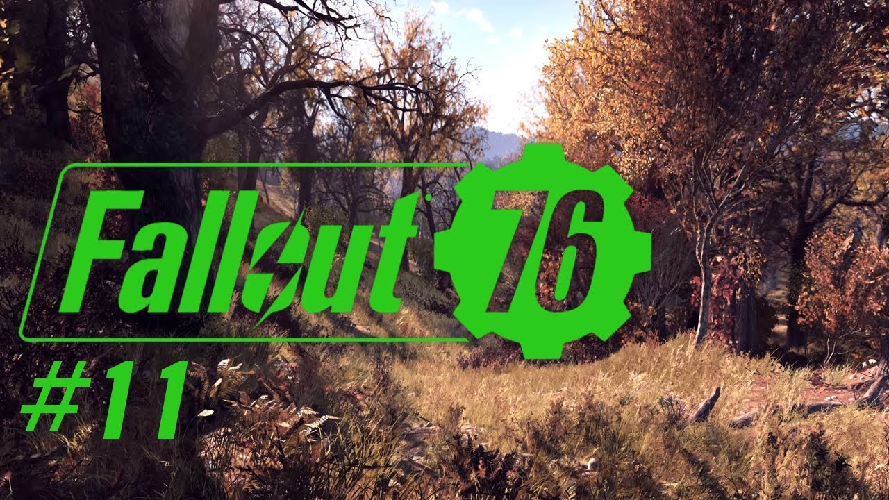 폴아웃 76 #11 모건타운 고등학교로 가는 길 (PS4 프로) - YouTube