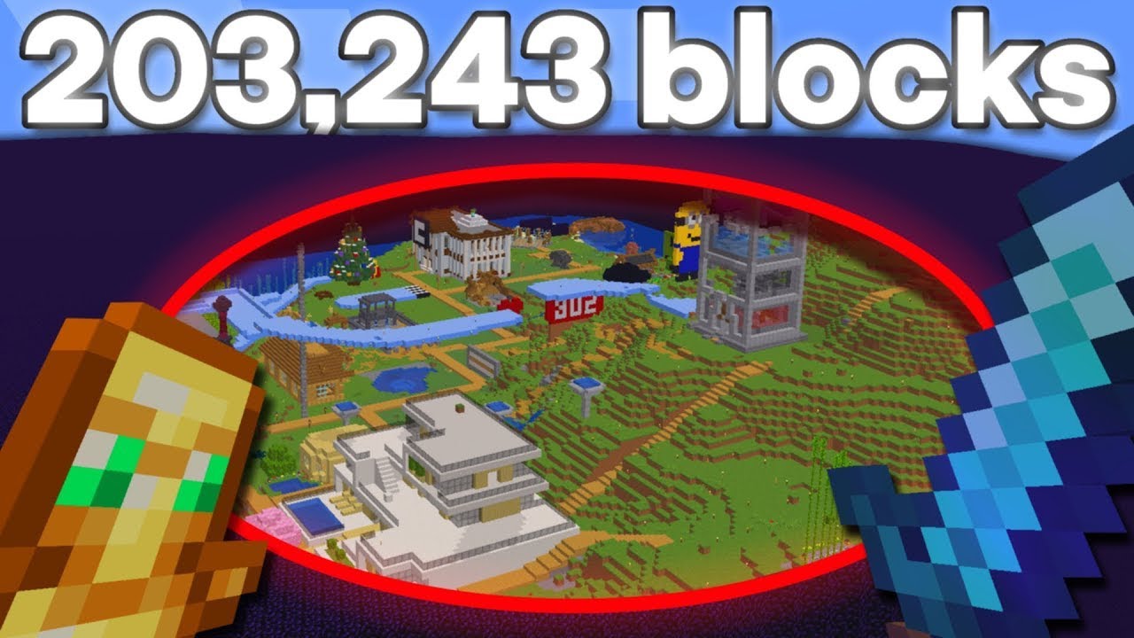 I Built A GIANT Dome Over Spawn... - YouTube