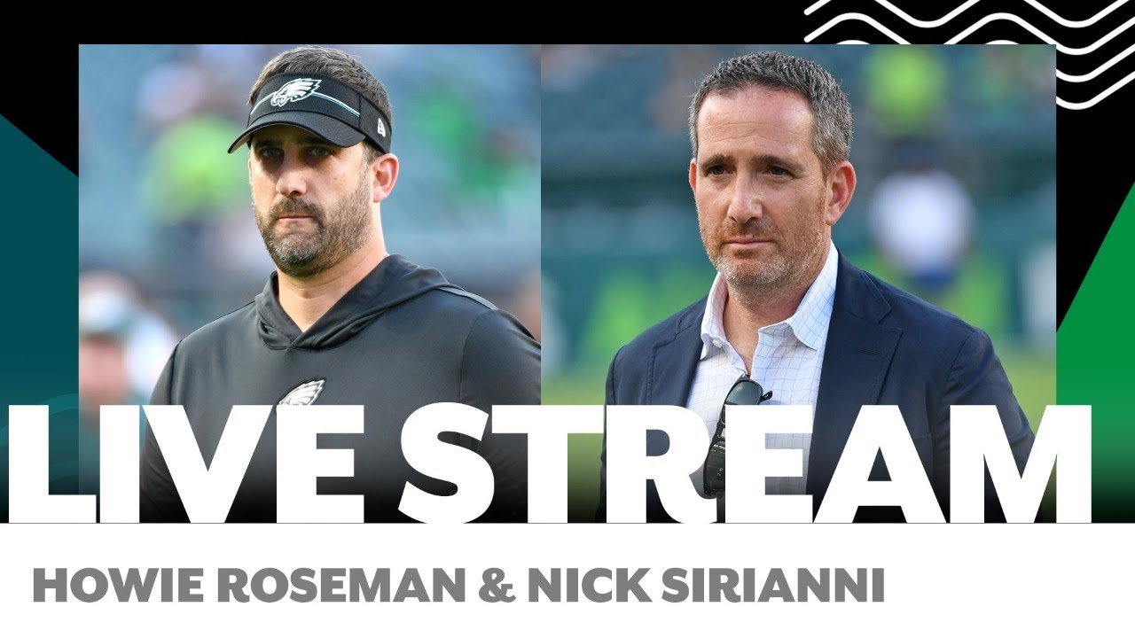 Howie Roseman and Nick Sirianni Eagles cut down day press conference ...