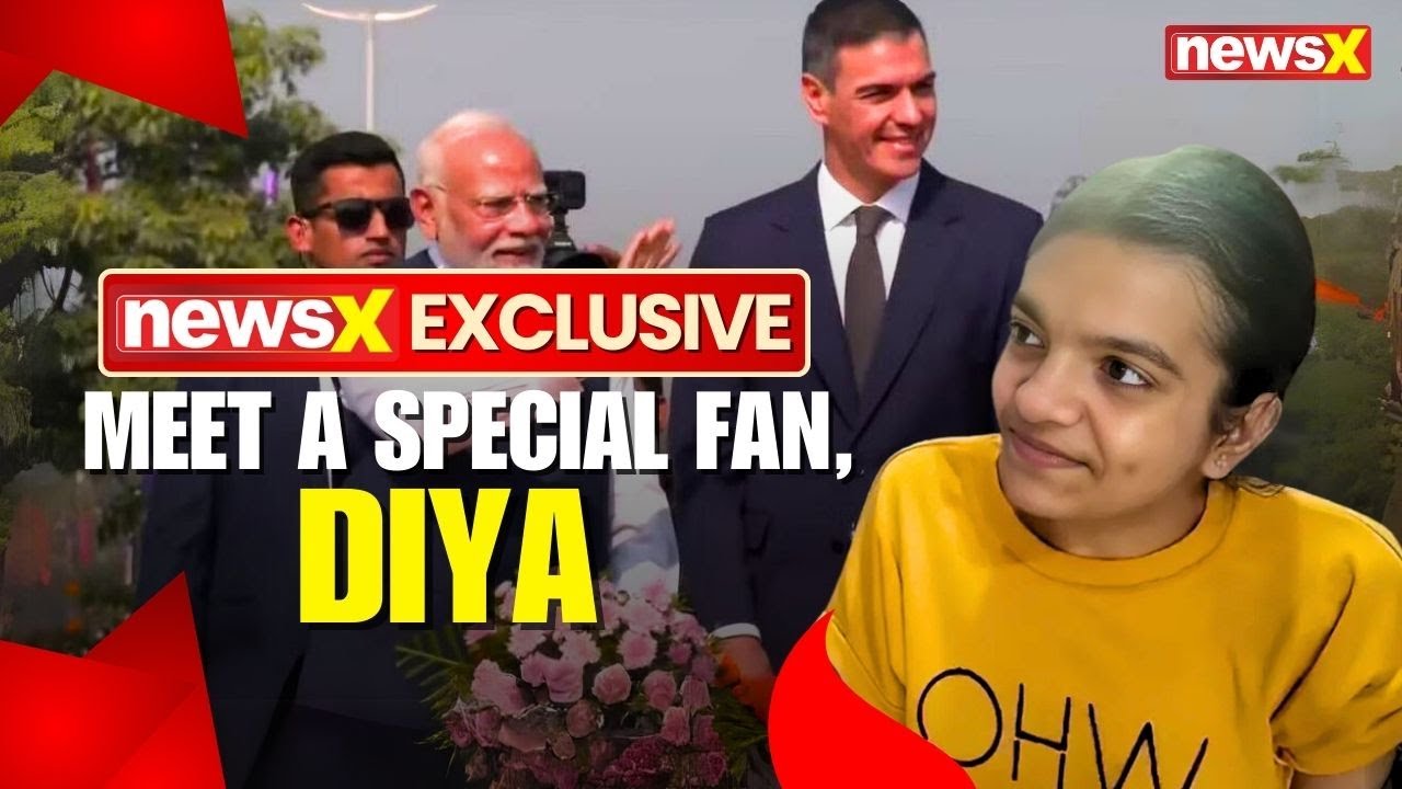 PM Modi, PM Sanchez Stop Roadshow To Meet A Special Fan , Diya | Know ...