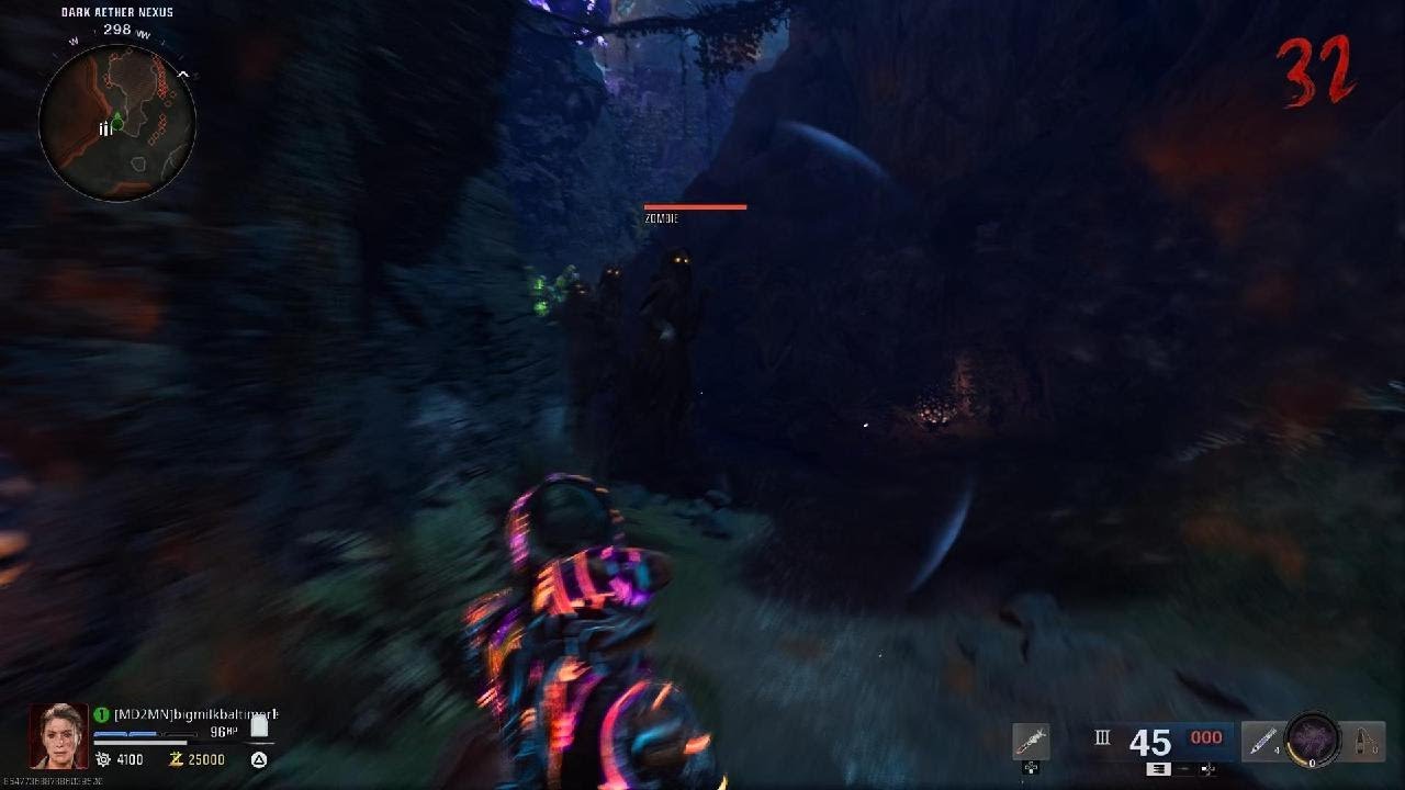 Black ops 6 solo Zombies round 32 choke - YouTube
