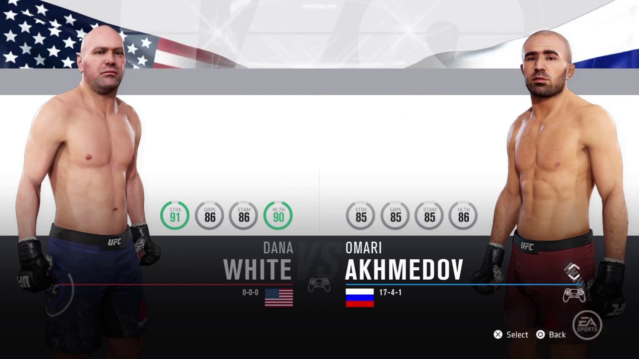 UFC 3 - All Welterweight Mens Fighters List - All Players Countries ...