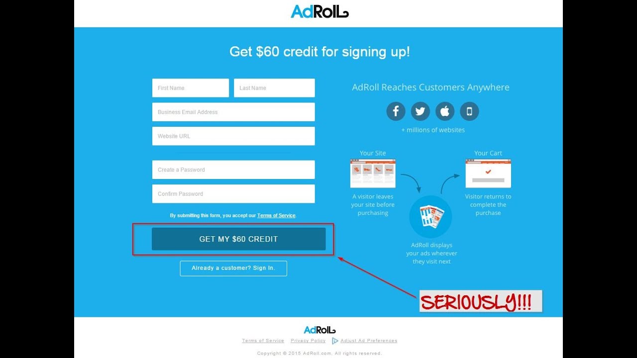 Setup Your First Facebook AdRoll Retargeting Ad in 15 Minutes - YouTube