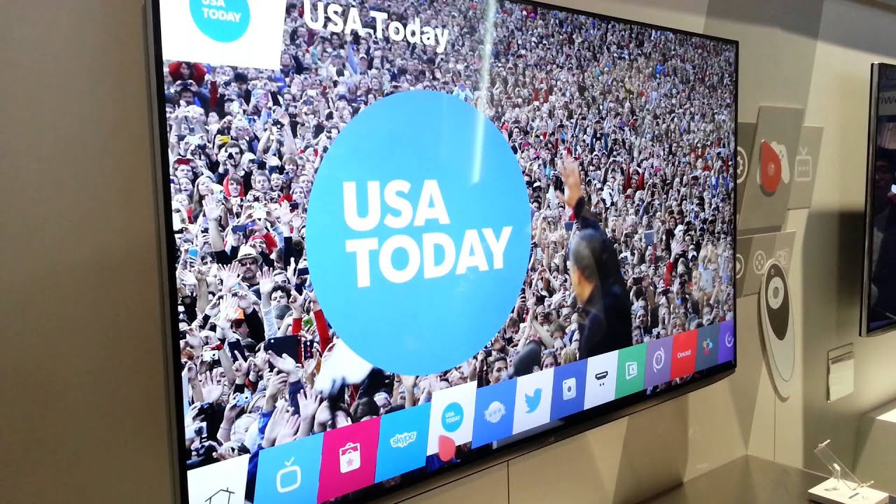 CES: LG Smart TV webOS Launcher - YouTube