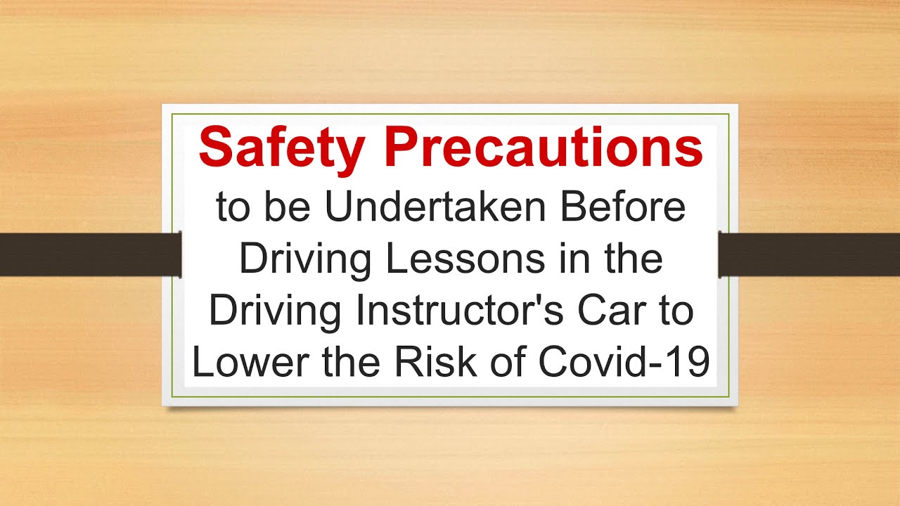 Lower the Risk of COVID-19, Safety Precaution Strategy for Learner ...