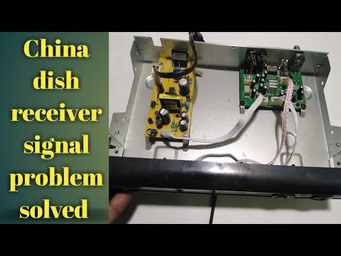 China dish receiver signal problem solved! F1 f2 receiver - YouTube
