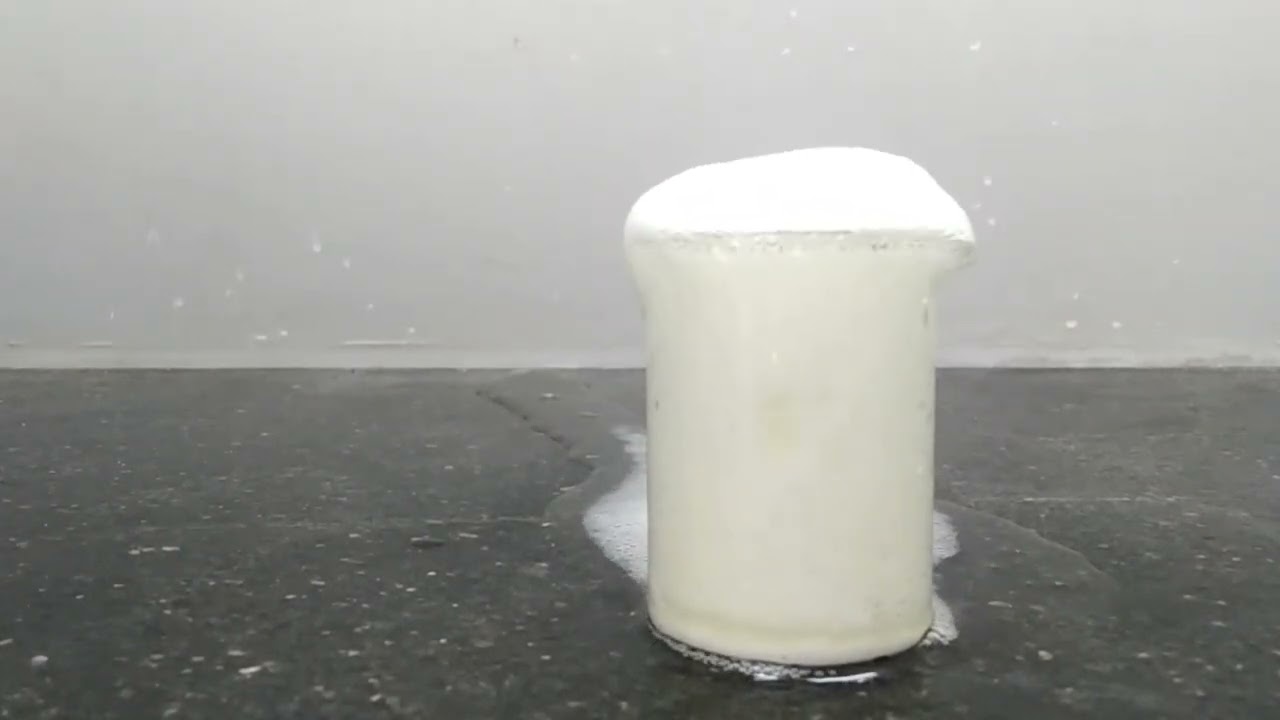 How HCl Reacts with Calcium Carbonate || Reaction Between HCl and CaC03 ...