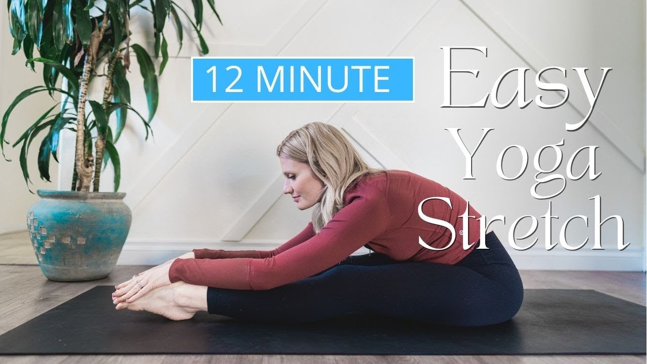 12 Minute Easy Yoga Stretch - YouTube