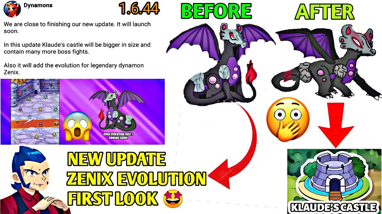 Zenix Evolution 🤩 First Look 😱 Big News In Dynamons World New Update ...