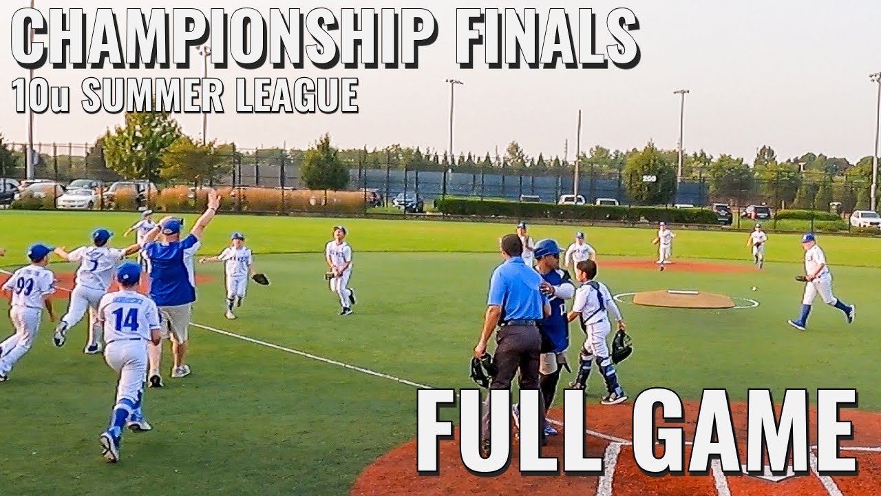 Full Game - Waves 10u Baseball Summer Championship Finals - YouTube