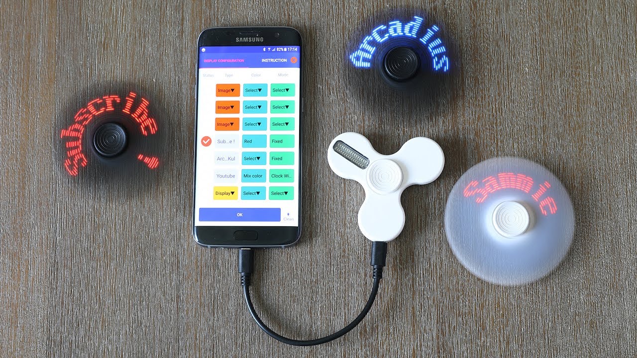 LED Fidget Spinners Mobile Friendly - YouTube
