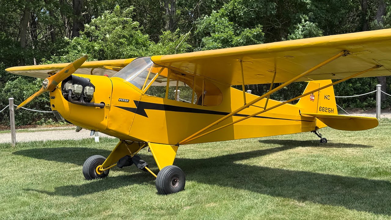 1946 Piper J-3 Cub FOR SALE ! - YouTube