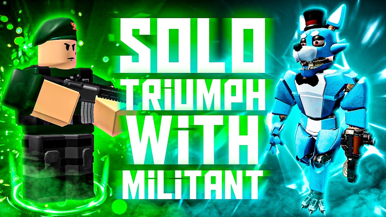 SOLO Pizza Party TRIUMPH with Militant | Tower Defense Simulator | tds ...