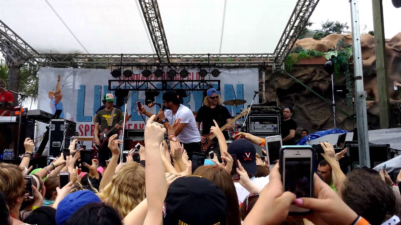 Luke Bryan- Spring Break- "If You Ain't Here to Party"- Spinnaker Beach ...