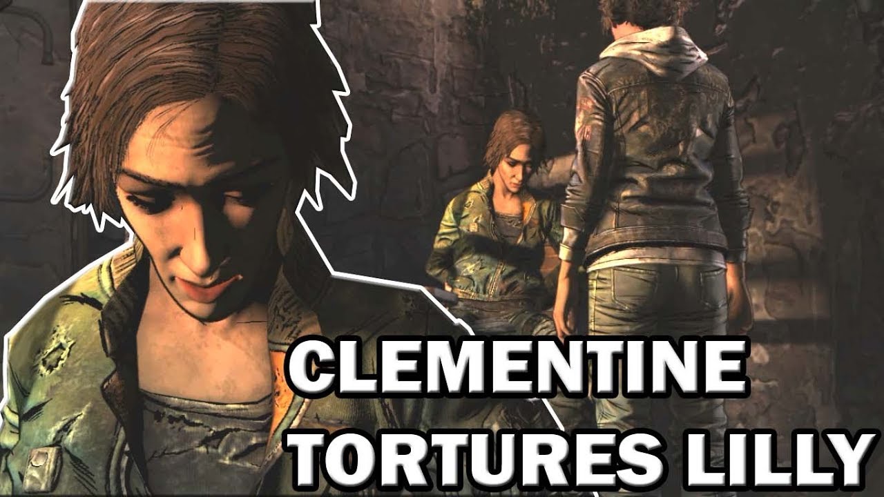 Walking Dead Finale - Clementine Tortures Lilly [Model Swap] - YouTube