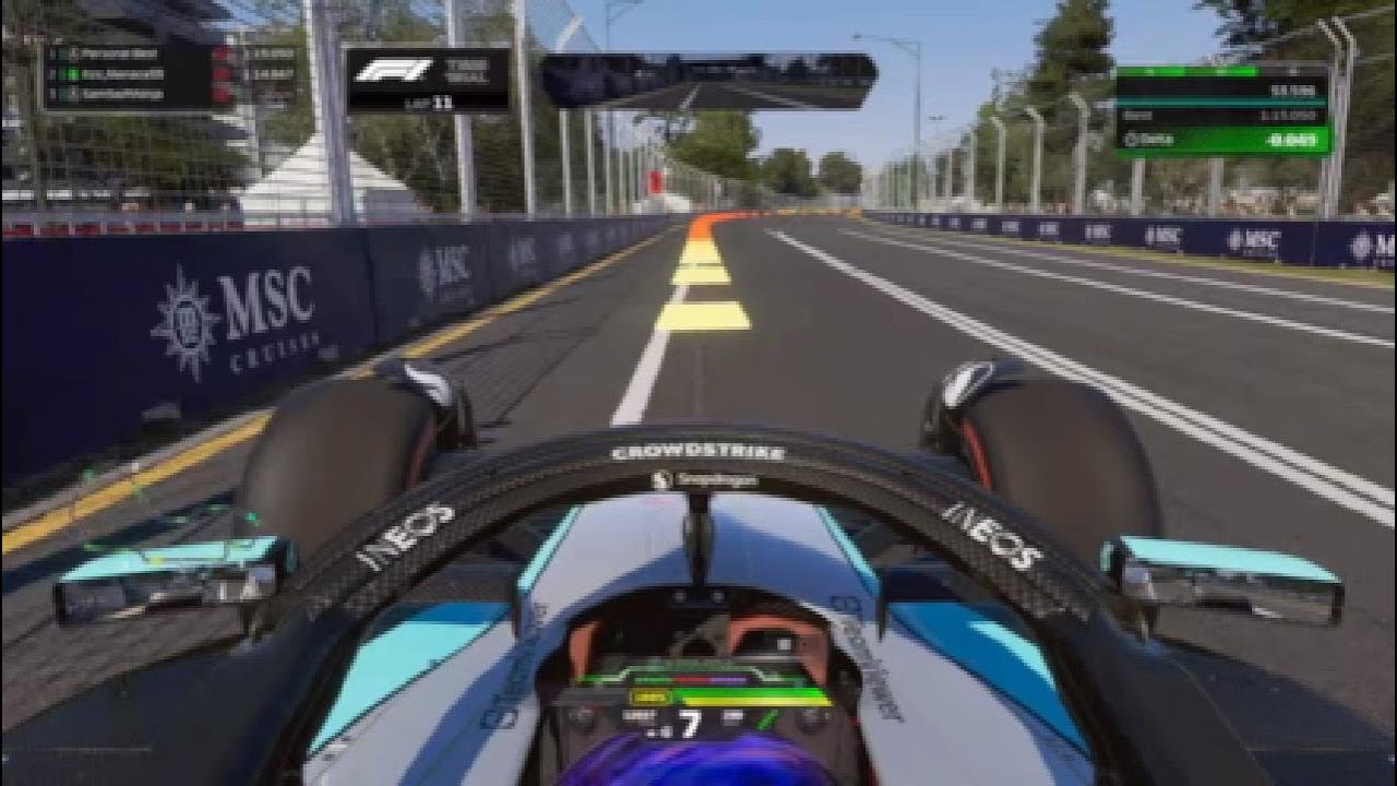 F1 24 Australia Hotlap + Setup 1:14.998 (Controller) - YouTube