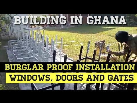 Building in Ghana : Building Dream House 2023 Start to Finish Burglar ...