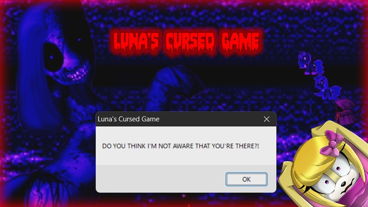HOW DOES SHE KNOW?!? | Luna's Cursed Game #2 - YouTube