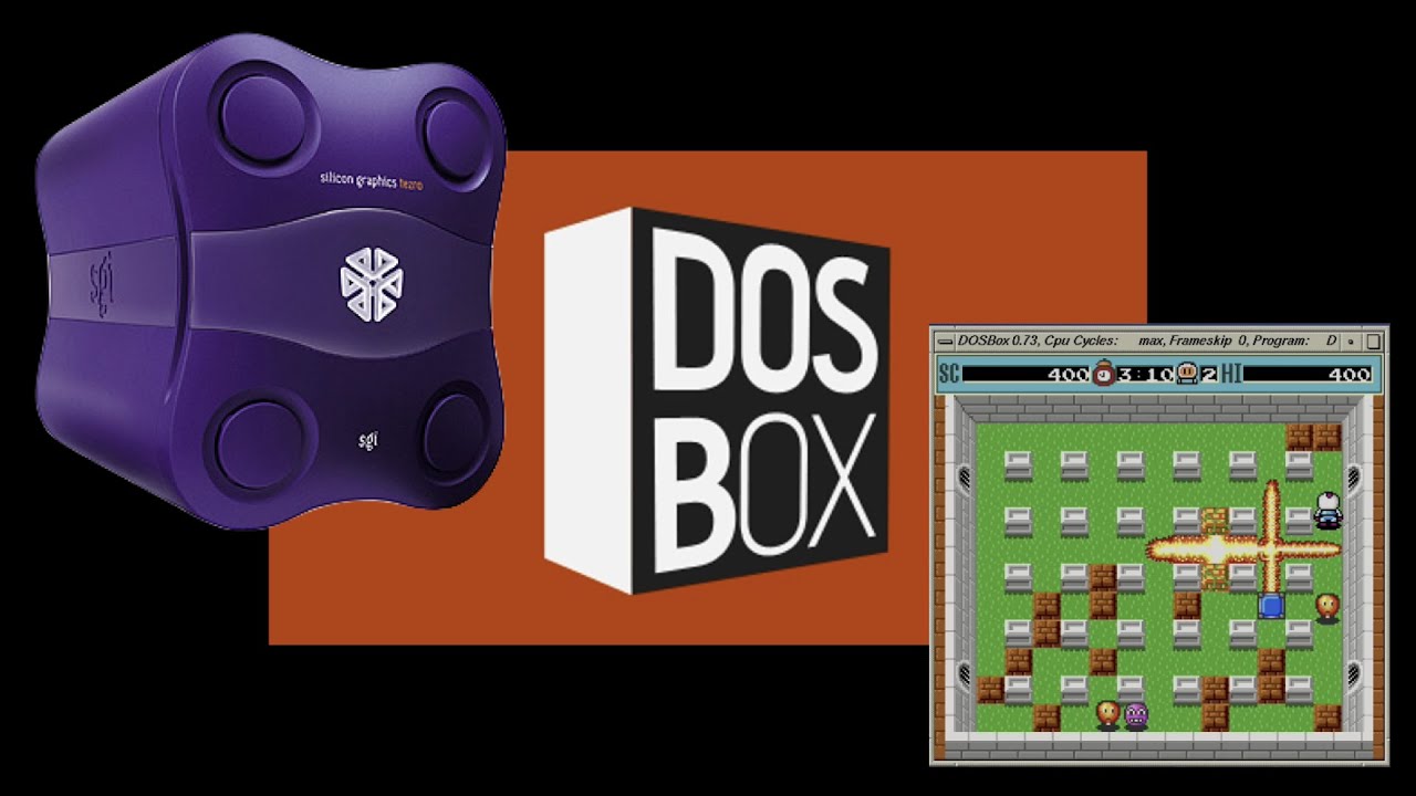 DYNA BLASTER Bomberman Played in DosBax on an SGI Tezro - YouTube