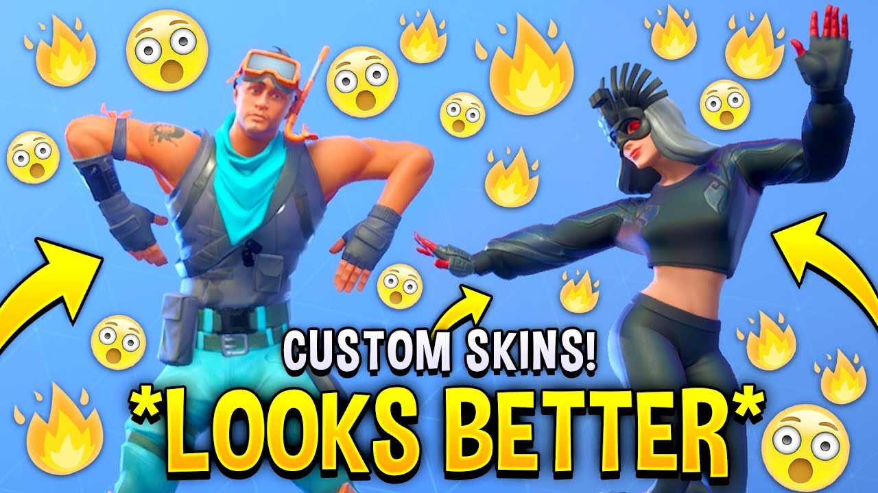 These Fortnite Custom Skins Look Better Than The Original..! (Male ...