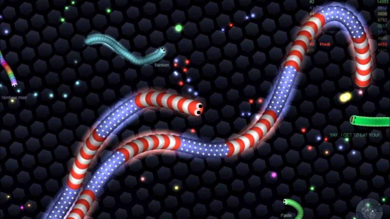Snakey!!! (slither.io) - YouTube