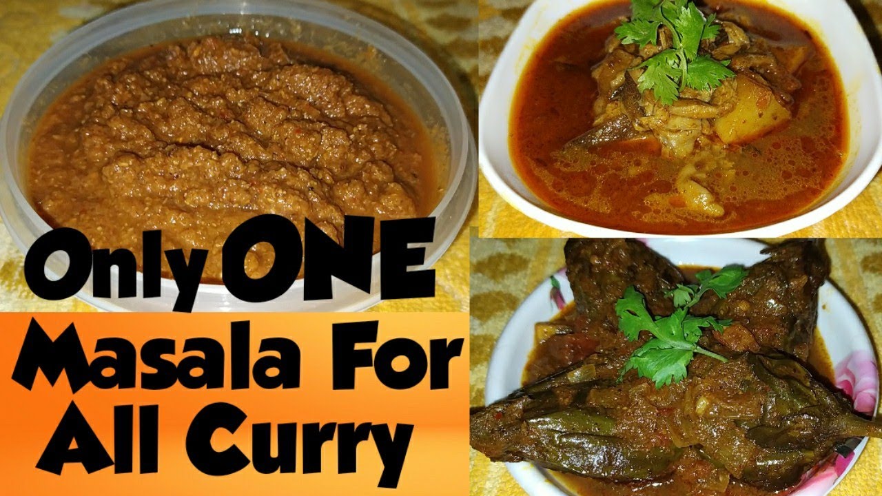 Masala for curry | Only one malasa for all curry | Homemade curry ...