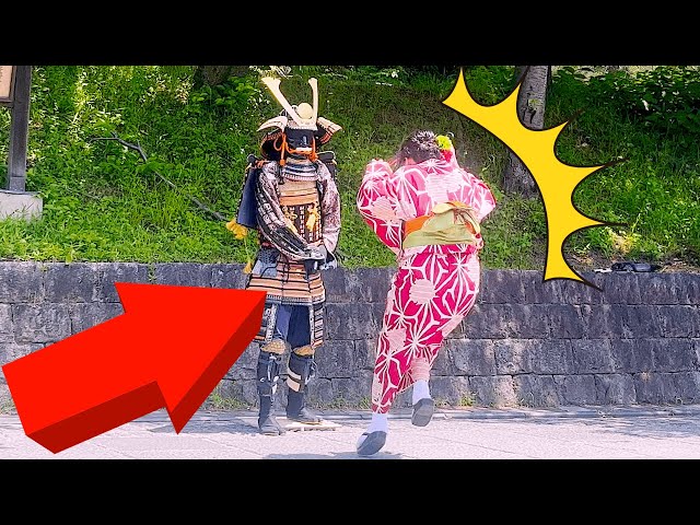 #11 SAMURAI Mannequin Prank in Kyoto Japan | SAMURAI PRANK｜YouTubeランキング
