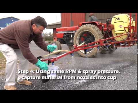 Boom Sprayer Calibration - YouTube