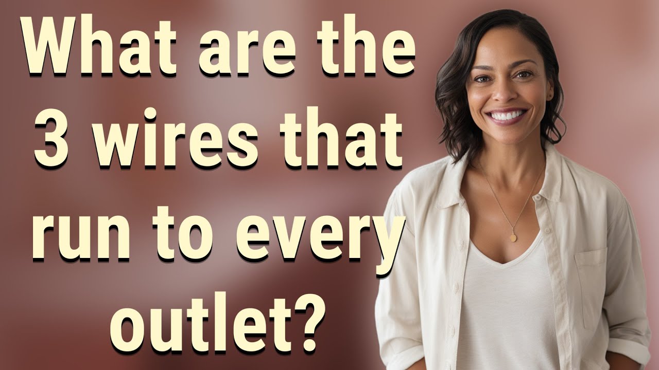 What are the 3 wires that run to every outlet? - YouTube