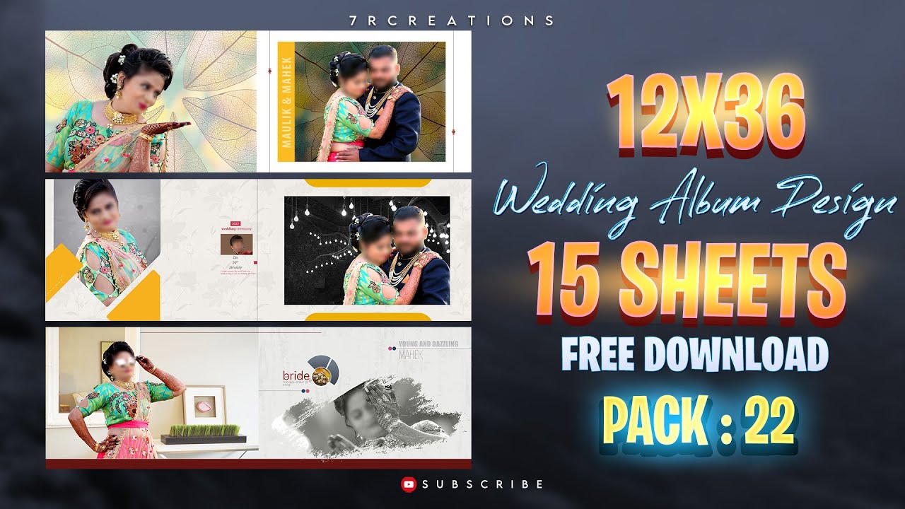 Free Download PSD Files | 12x36 Wedding Album | PSD Wedding Design ...