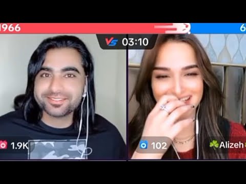 saddam sani tiktok live match with alizeh | #v52 - YouTube