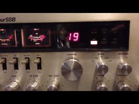 Sounds of a Busy Channel 19 CB Radio - YouTube