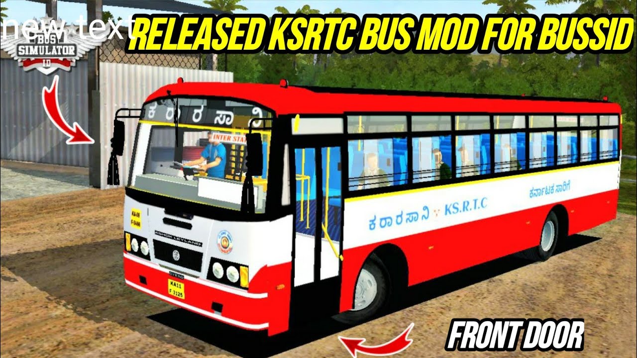 RELEASED KSRTC BUS MOD FOR bus simulator Indonesia,BUSSID V3.7.1 # ...