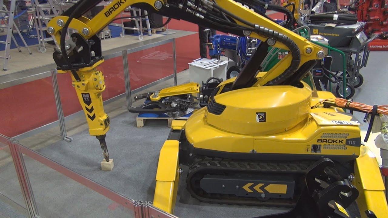 Brokk 110 Demolition Robot (2022) Exterior and Interior - YouTube