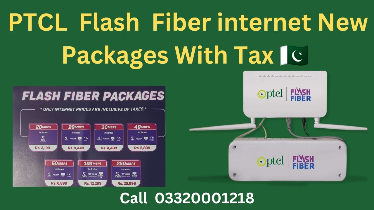 flash fiber internet packages 2024 with SHoq TV device charges 🇵🇰🇵🇰 ...