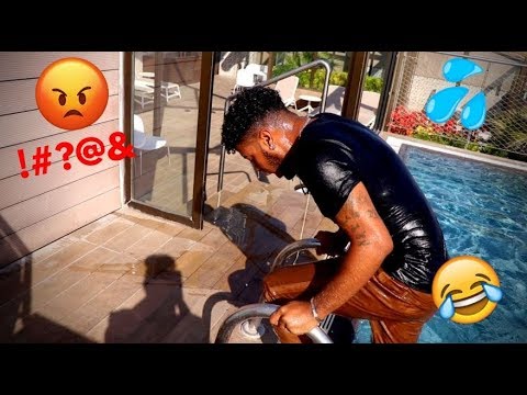 Throwing Boyfriend In Freezing Pool!!! - YouTube