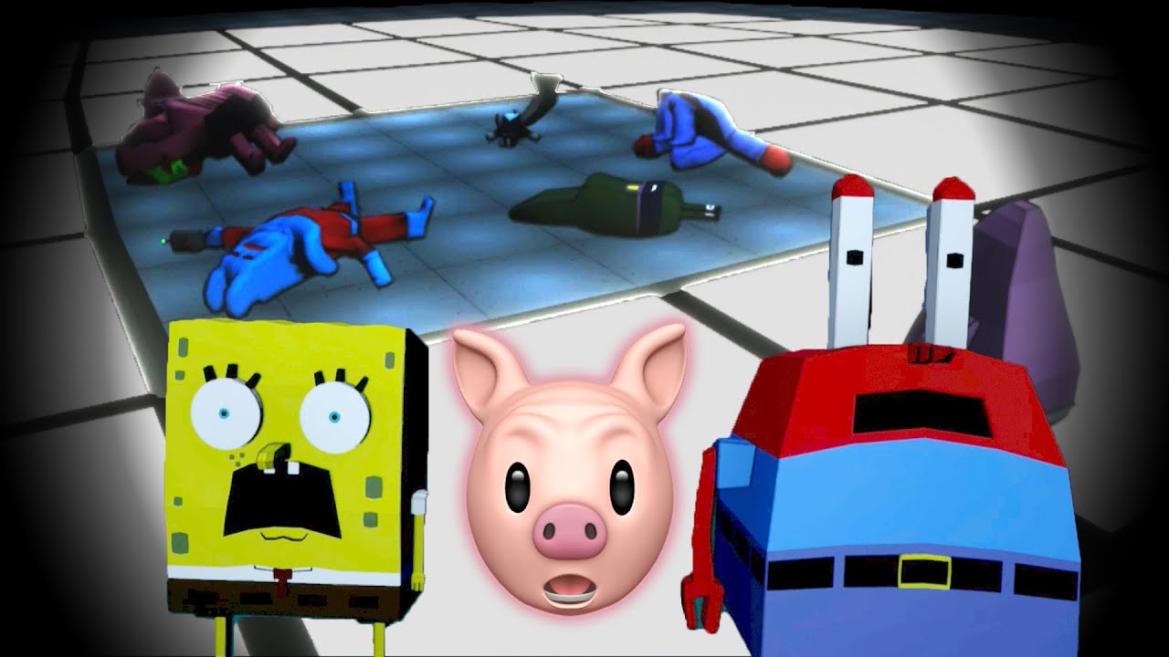 6 BOSSES BOSS FIGHT??? [2am] | Around The Clock At Bikini Bottom ...