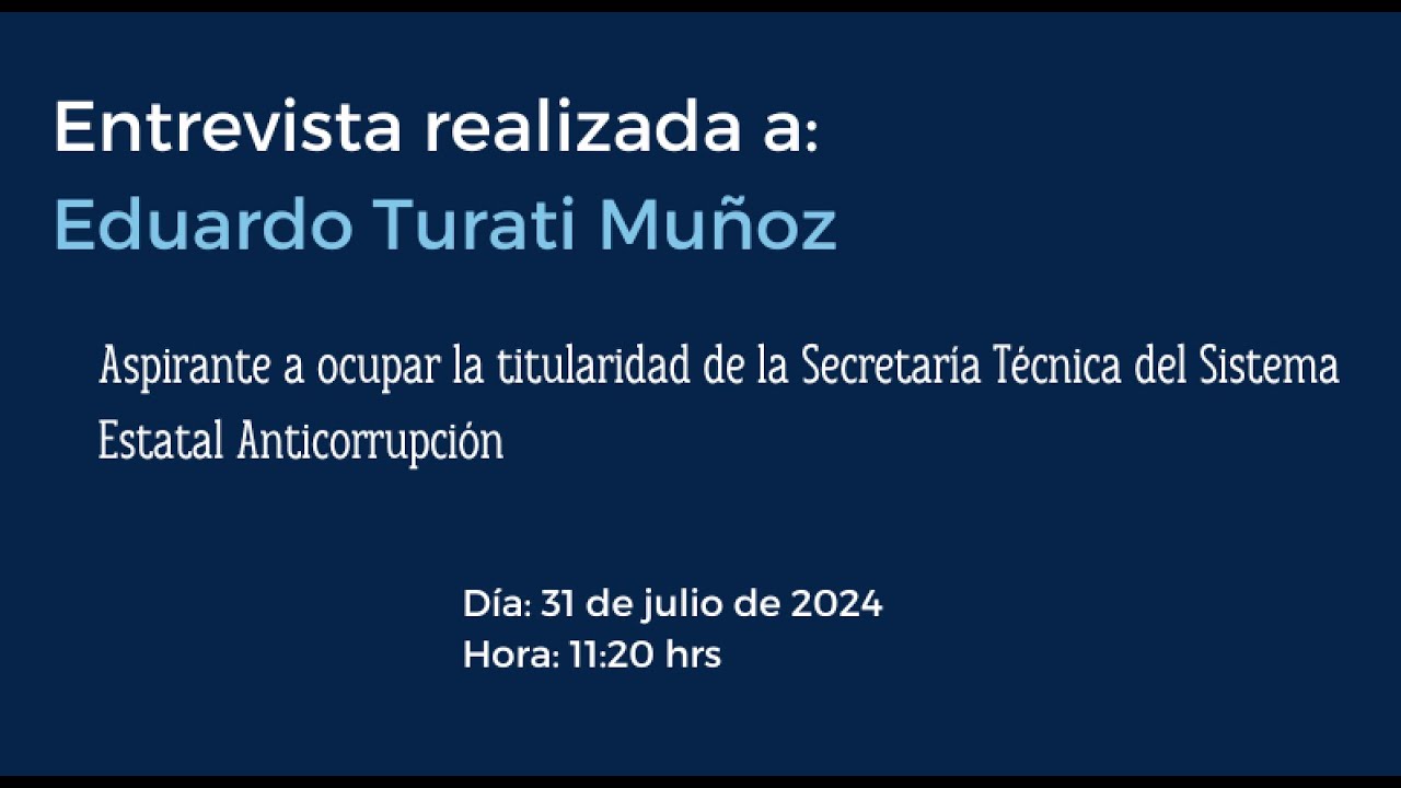 Entrevista a Eduardo Turati Muñoz - YouTube