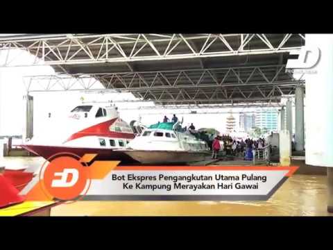 Bot Ekspres Pengangkutan Utama Pulang Ke Kampung Merayakan Hari Gawai ...