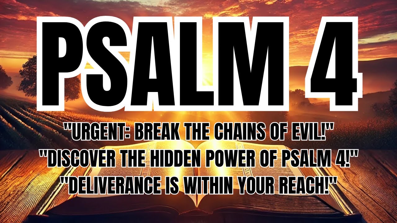 URGENT Discover the Hidden Power of Psalm 4 and Break the Chains of ...