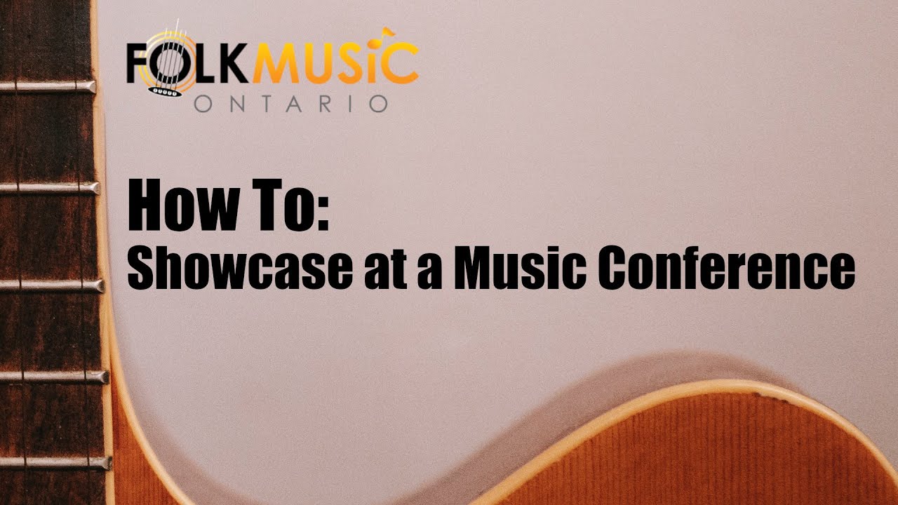 How To: Showcase at a Music Conference - YouTube