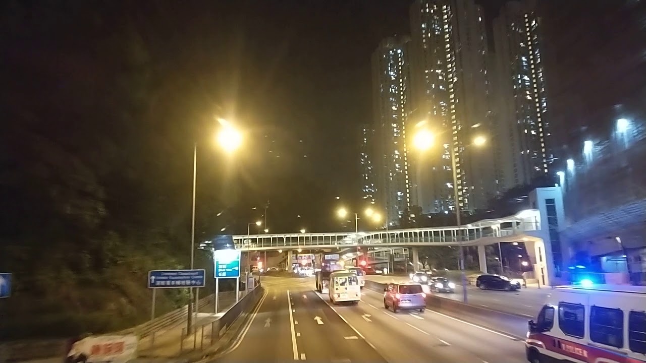 Hong Kong Bus 九龍巴士 KMB 73X 荃灣（如心廣場） 大埔富善 全程 - YouTube