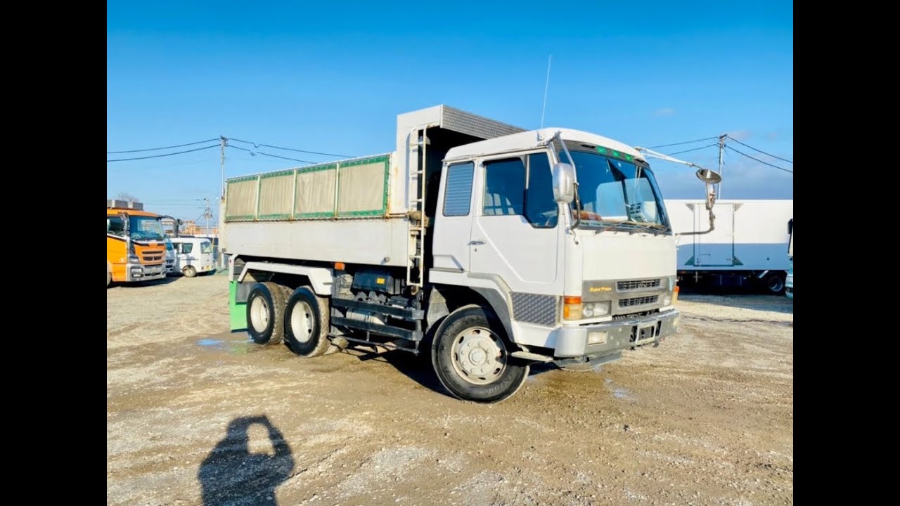 1994 Model, Fuso Great Dumper, 8DC10 Engine !! 10 ton loading!! - YouTube