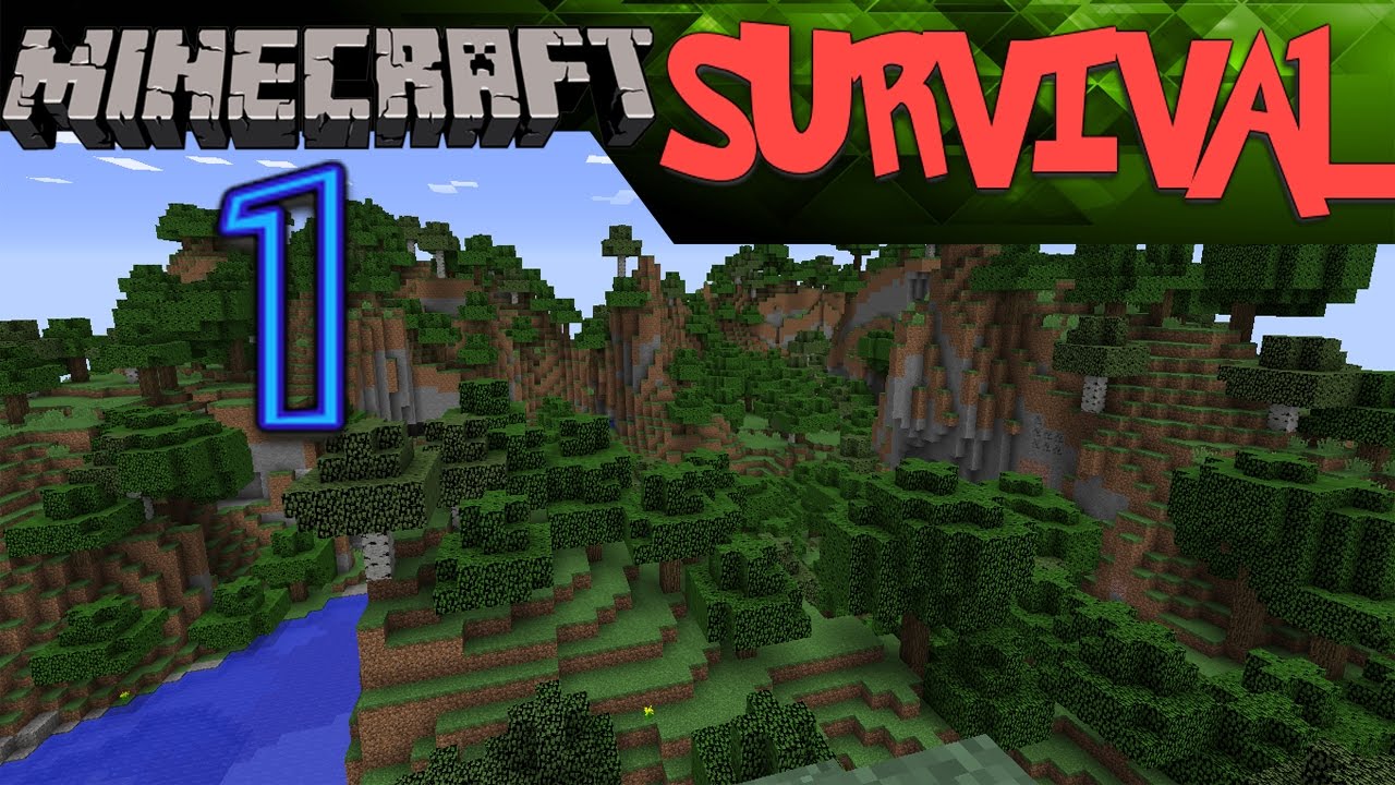 Minecraft Survival ep 1 Много лами и красив spawn - YouTube